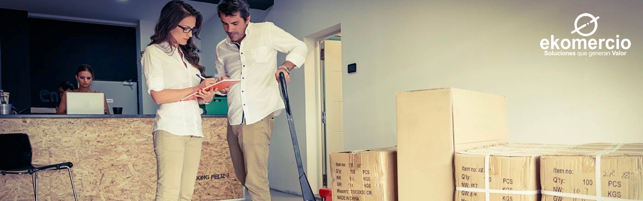 El proceso para expedir mercancías